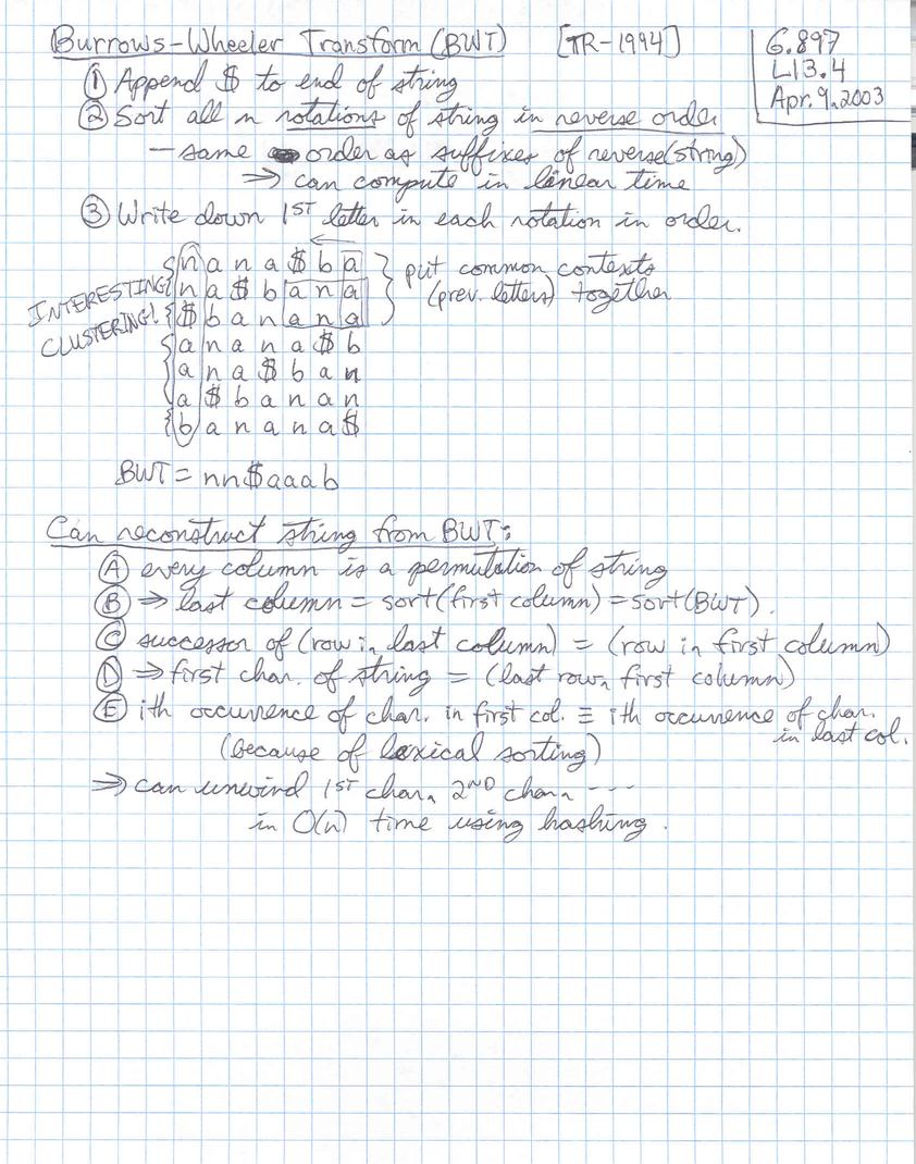 Lecture 13 page 4 at 100 DPI -- 6.897, Advanced Data Structures, Prof ...