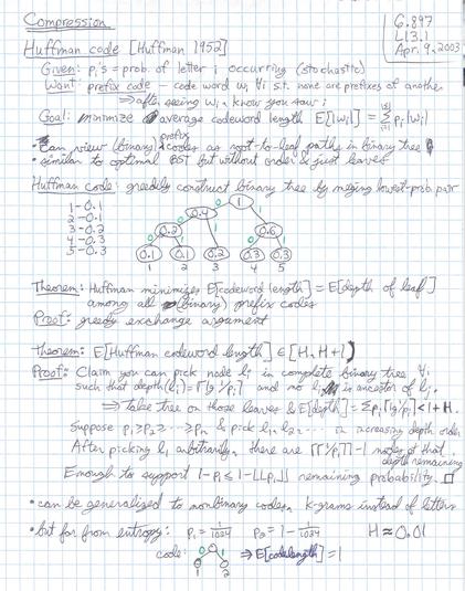 Lecture 13 page 1 at 50 DPI -- 6.897, Advanced Data Structures, Prof ...