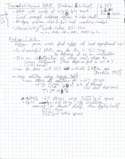 Lecture 2 page 5 at 50 DPI -- 6.897, Advanced Data Structures, Prof ...