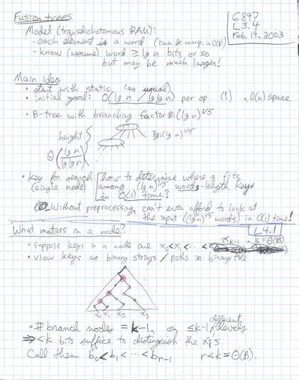 Lecture 4 page 1 at 50 DPI -- 6.897, Advanced Data Structures, Prof ...