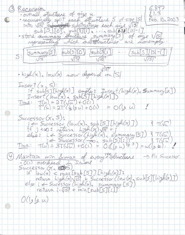 Lecture 1 page 3 at 72 DPI -- 6.897, Advanced Data Structures, Prof ...