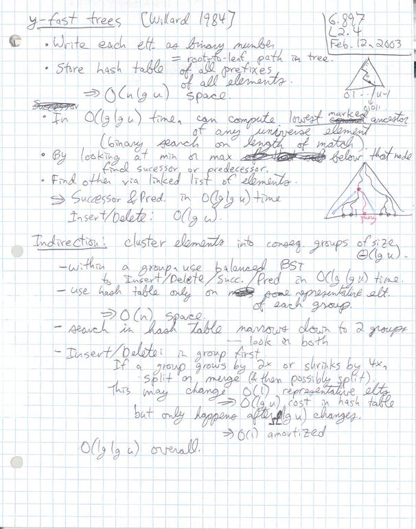 Lecture 2 page 4 at 72 DPI -- 6.897, Advanced Data Structures, Prof ...