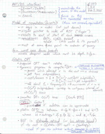 Lecture 3 page 2 at 50 DPI -- 6.897, Advanced Data Structures, Prof ...